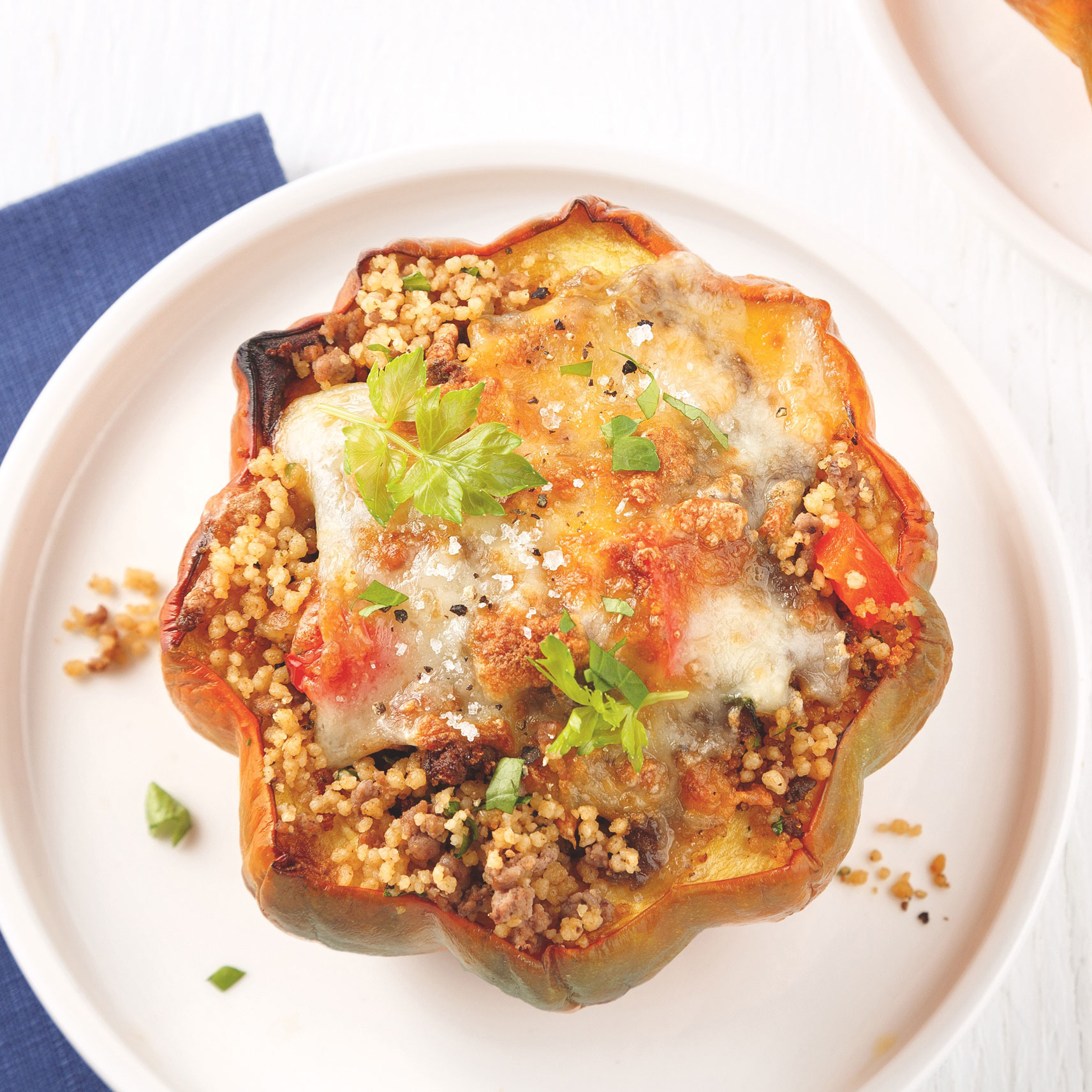 Stuffed Acorn Squash with Couscous | TIPIAK
