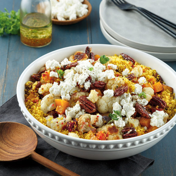 Couscous aux légumes grillés et fromage de chèvre | TIPIAK