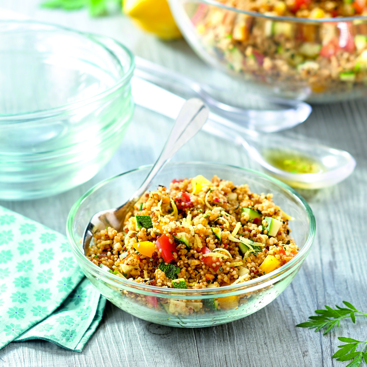 Quinoa Gourmet Lightly Seasoned Tri-Colour Salad | TIPIAK